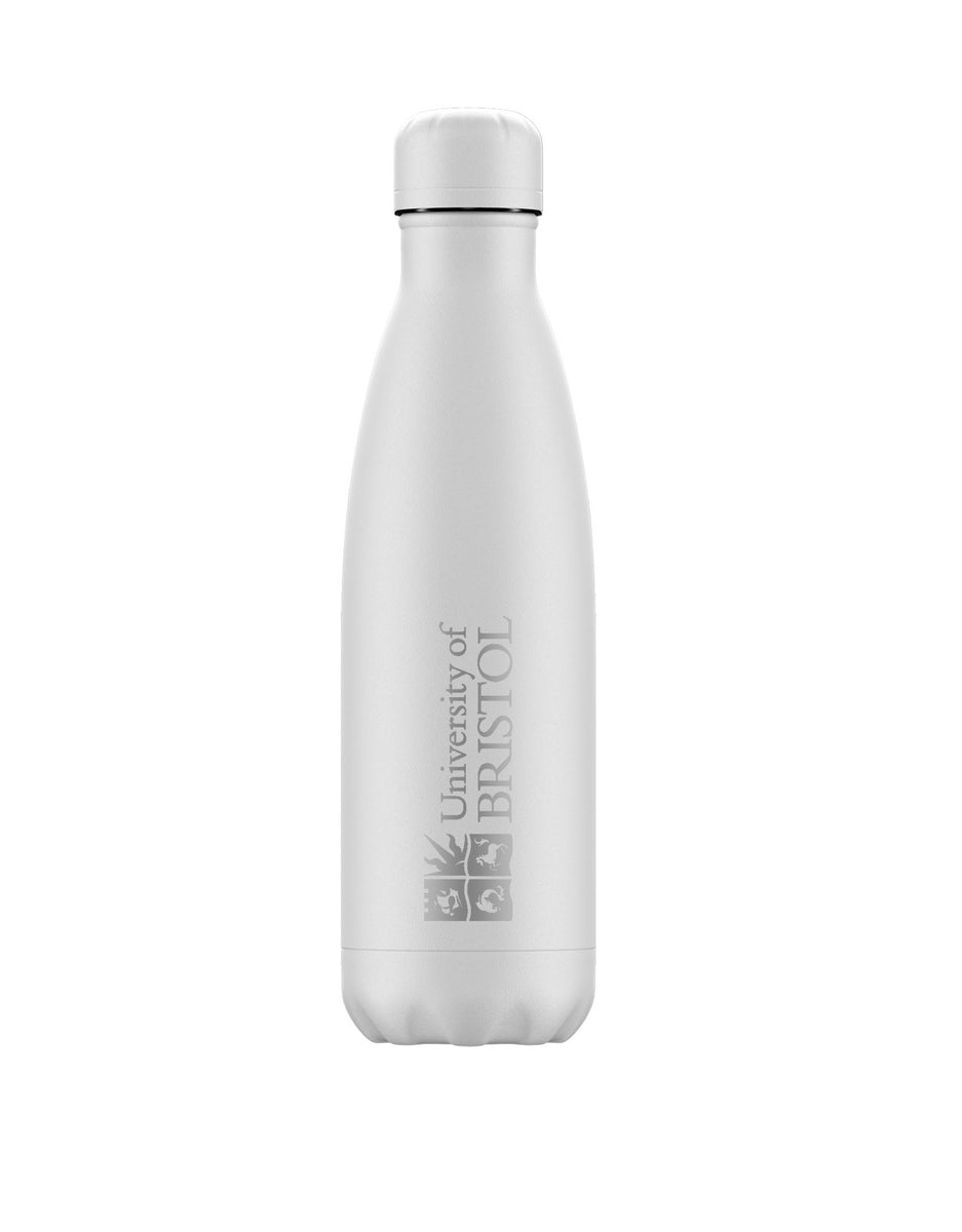 Chilly's Water Bottle 500ml - All White – Bristol SU Shop